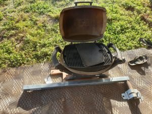 Caravan BBQ Swing Arm - Fulltime Caravanning